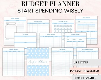 Student Budget Planner Printable PDF Student Budget Manage Money ...