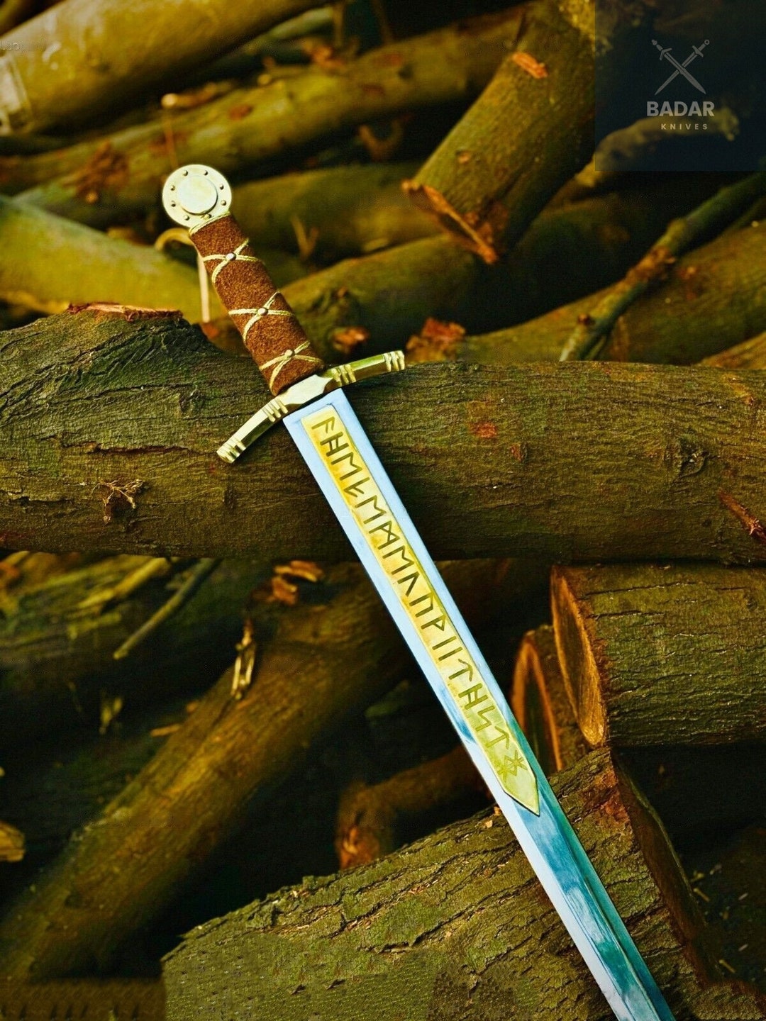 Excalibur VIKING Sword Custom Handmade Carbon Steel Excalibur VIKING ...