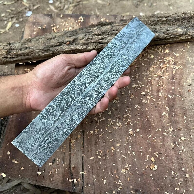 Forged Damascus Steel Billet/bars for Knife Supplies Knife Makers ...