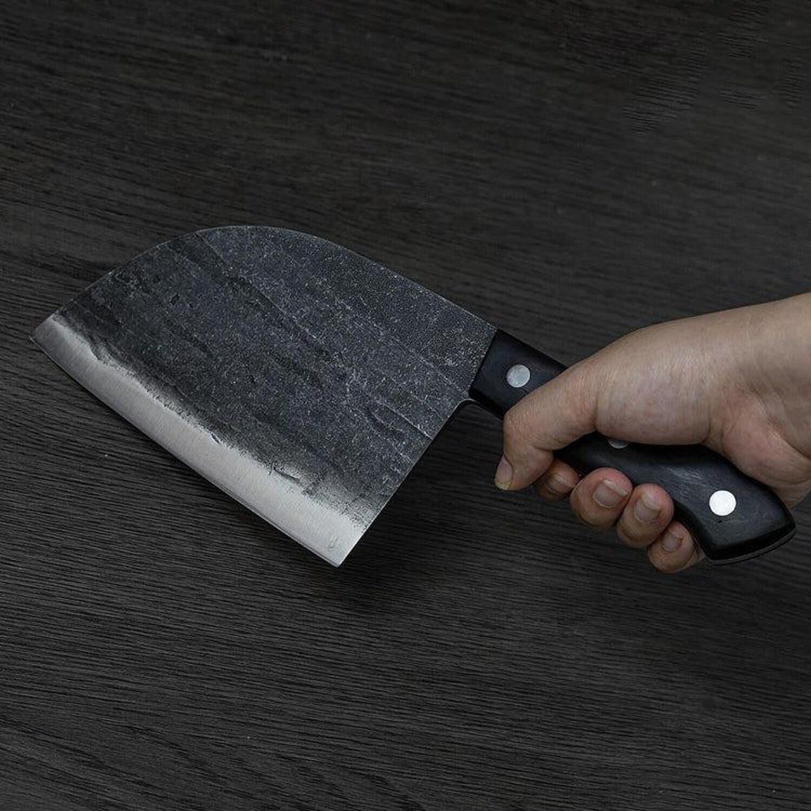 Handmade 12 Heavy Duty Meat Cleaver Chef Knife Butcher Chopper in Rose ...