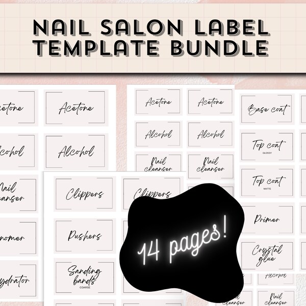 Nail Salon Decor - Etsy