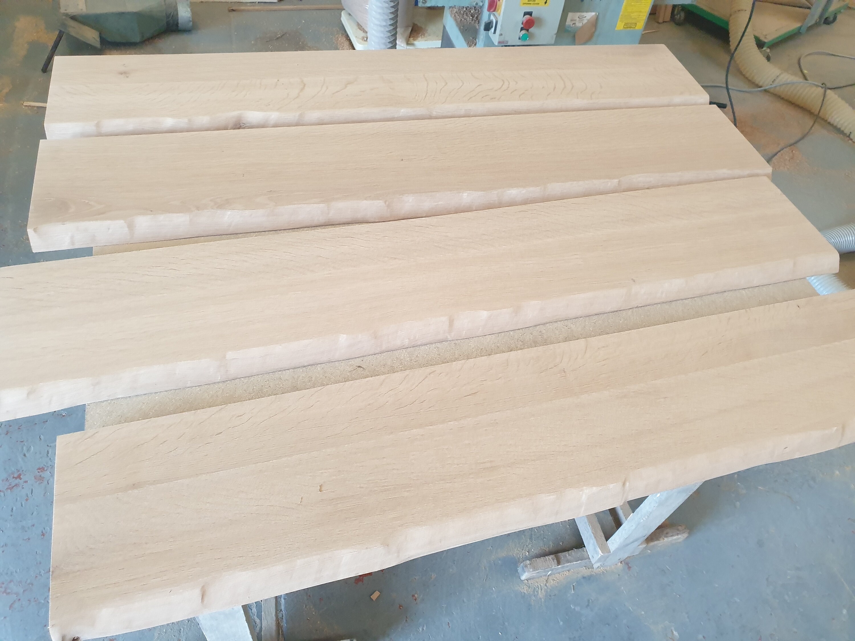 Solid Oak Window Sill Boards 25mm 30mm 40mm 50mm HIGH QUALITY Rustic ...