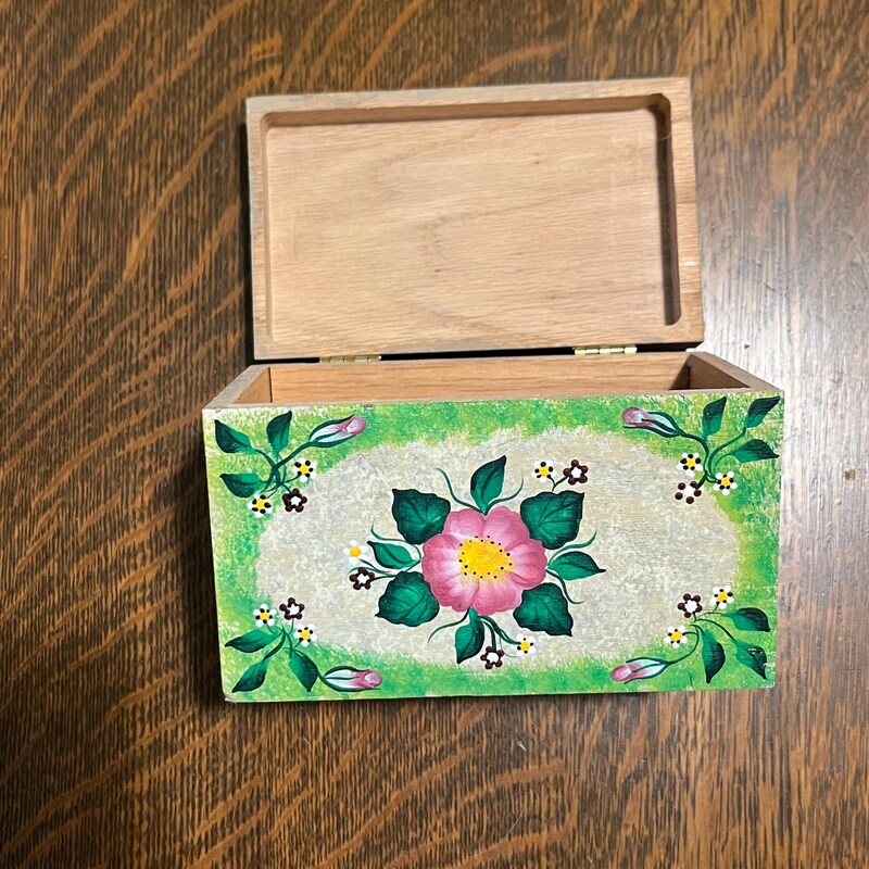 Painted Recipe Box - Etsy