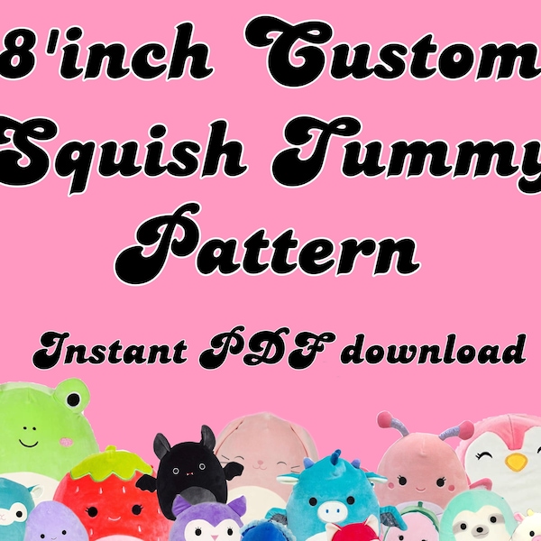 Squishmallow Pattern - Etsy