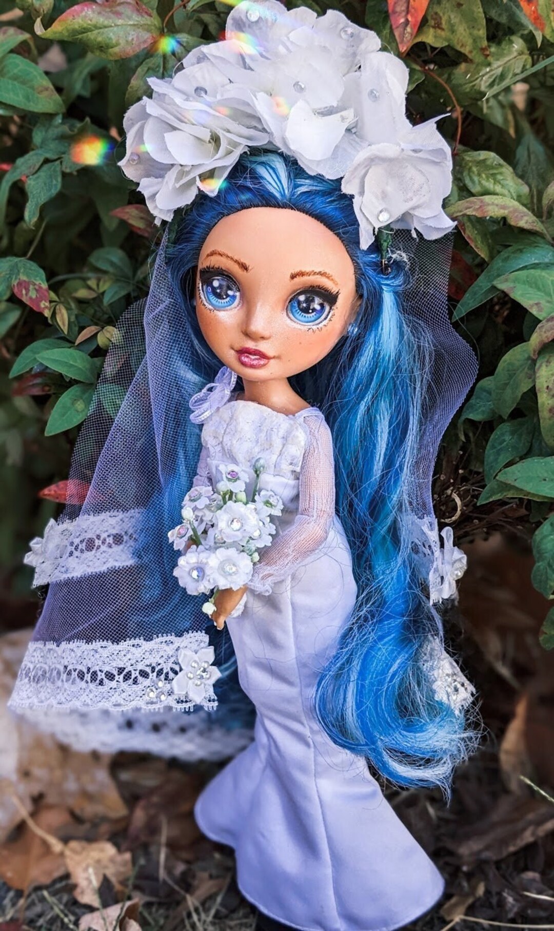 Ooak Custom Restyle Rainbow High Bridal Handmade Artist Sugarbean - Etsy