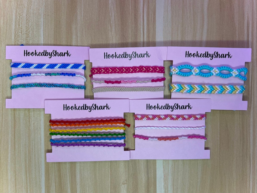FRIENDSHIP BRACELETS / Embroidery Thread - Etsy