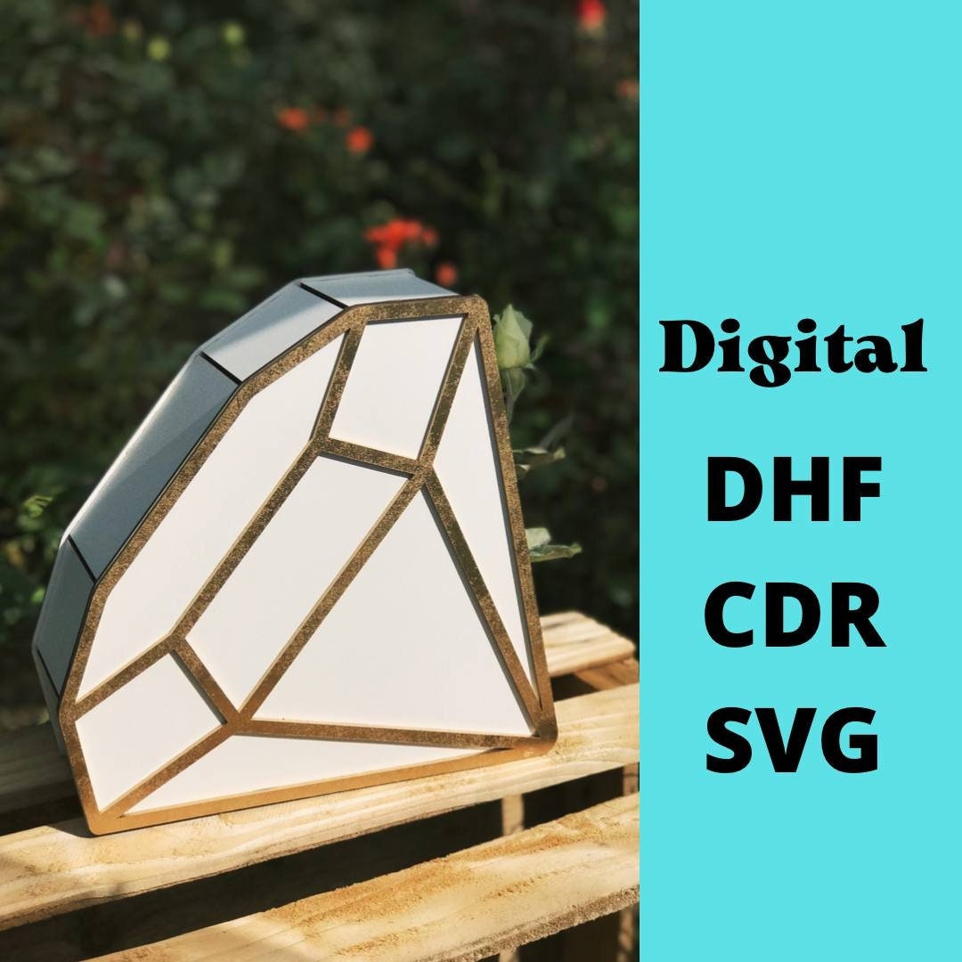 Almaz-shaped Box,3 Mm - Digital Laser Files - SVG/DHF/CDR - Etsy