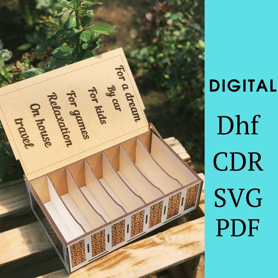 Banknote Box,3 Mm - Digital Laser Files - SVG/DHF/CDR - Etsy