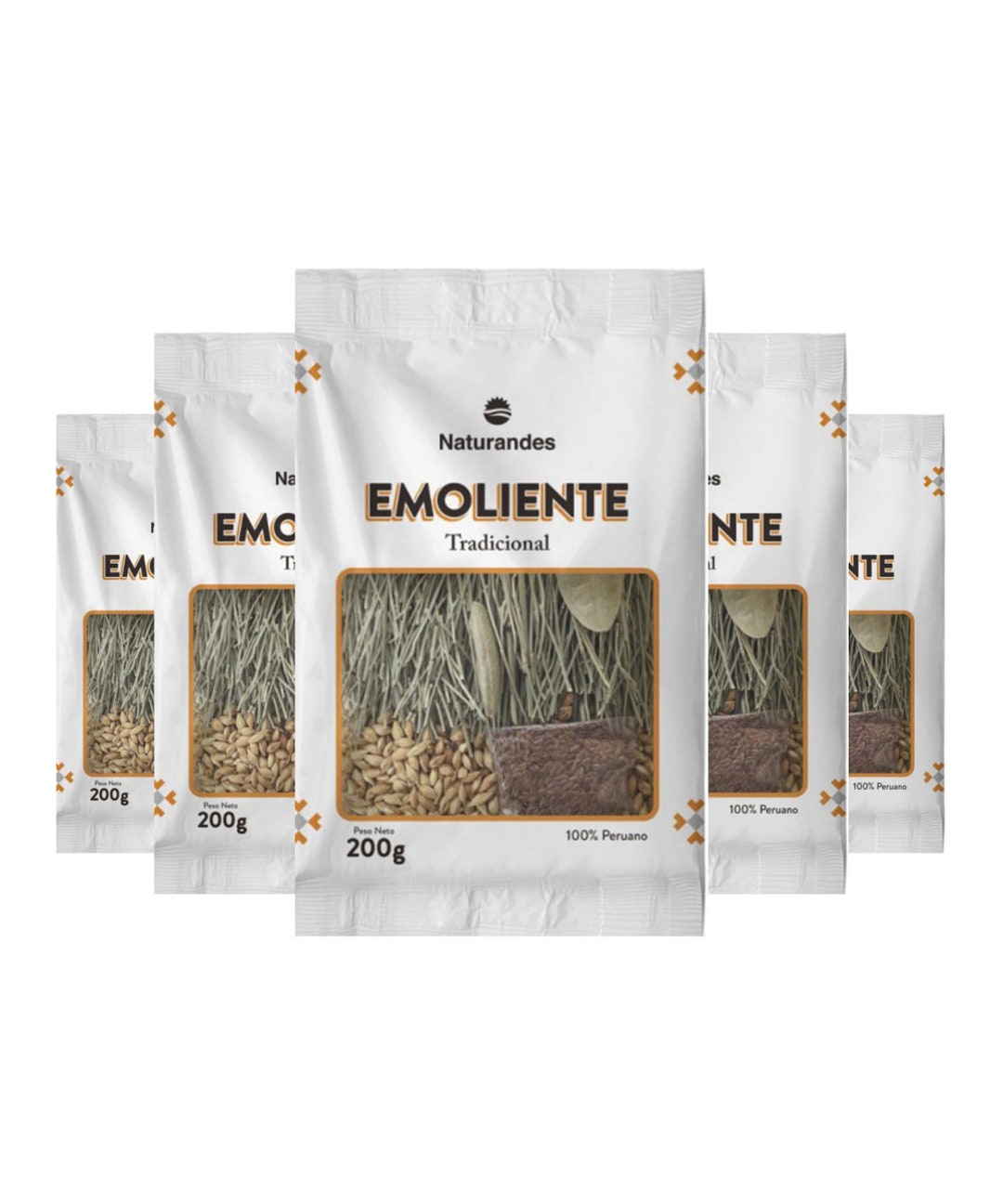 5 Units of Peruvian Tea Drink Mix Herbs Emollient 200 Gr 7,054 Oz ...