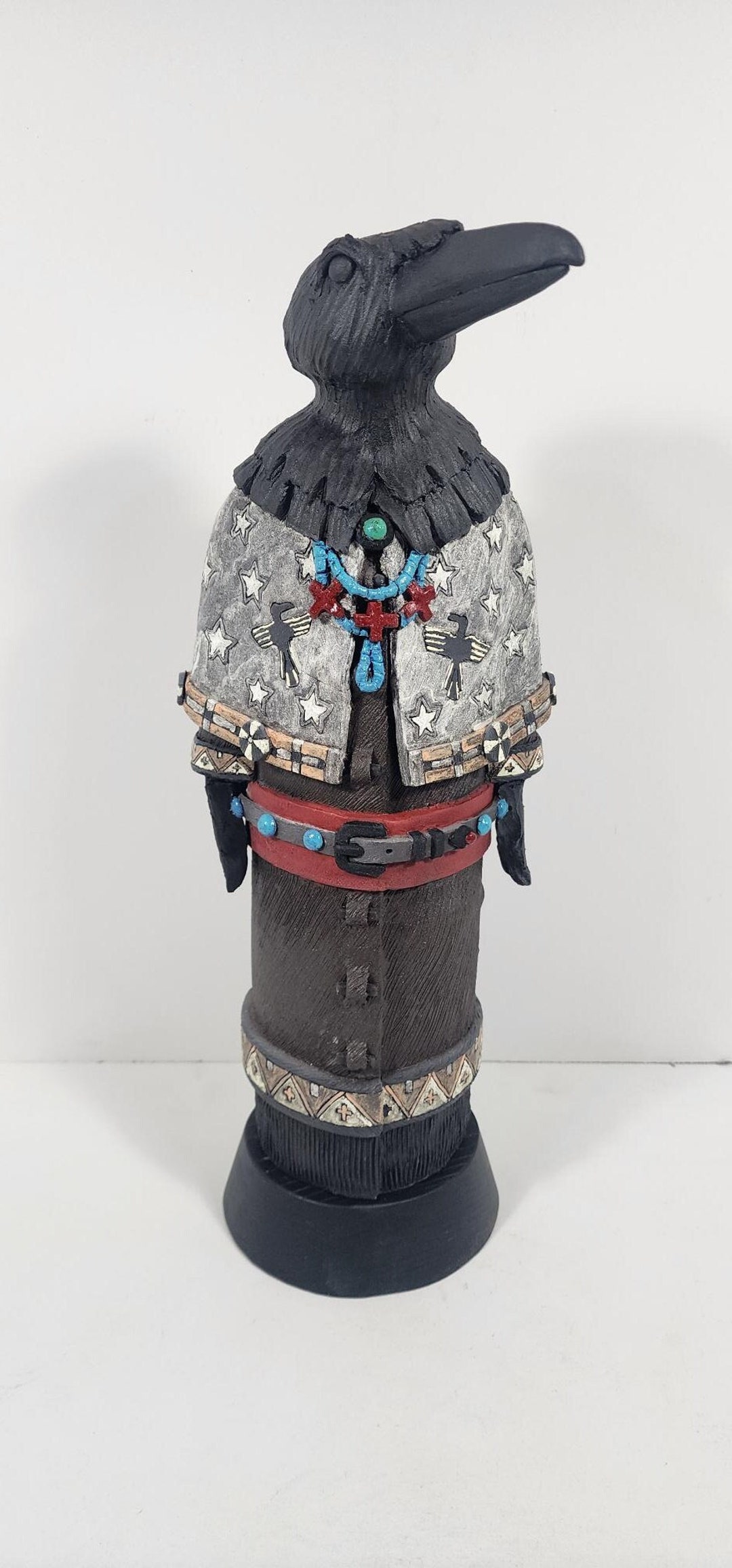Spirit Raven Smoke Fired - Etsy