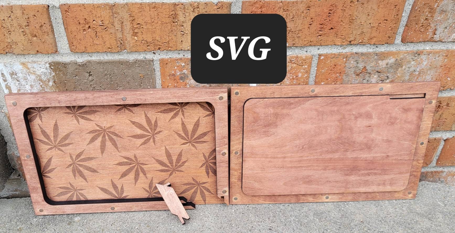 Rolling Tray Stash Box Laser File: Single Compartment SVG (digital ...