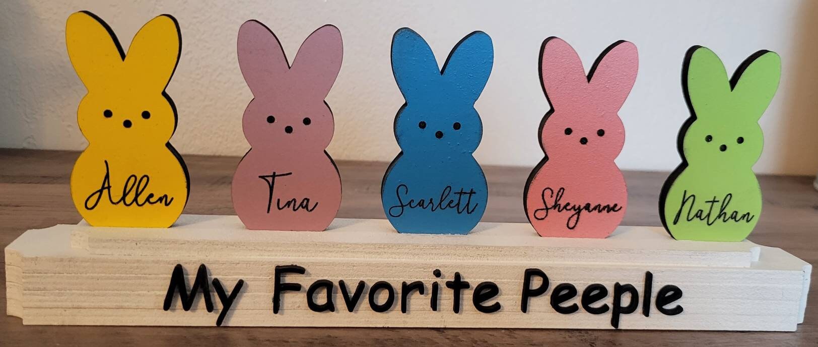 Easter Bunny Laser File Easter Bunny Family Sign Easter - Etsy
