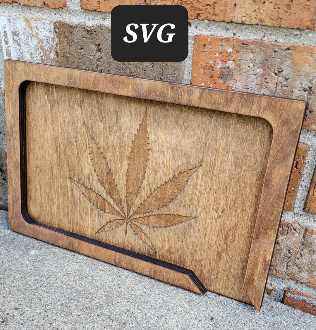 Rolling Tray Laser File - Rolling Tray Glowforge File - Weed Tray ...