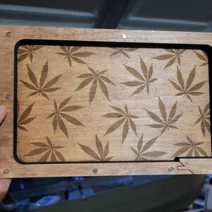 Rolling Tray Stash Box Laser File: Single Compartment SVG (digital ...