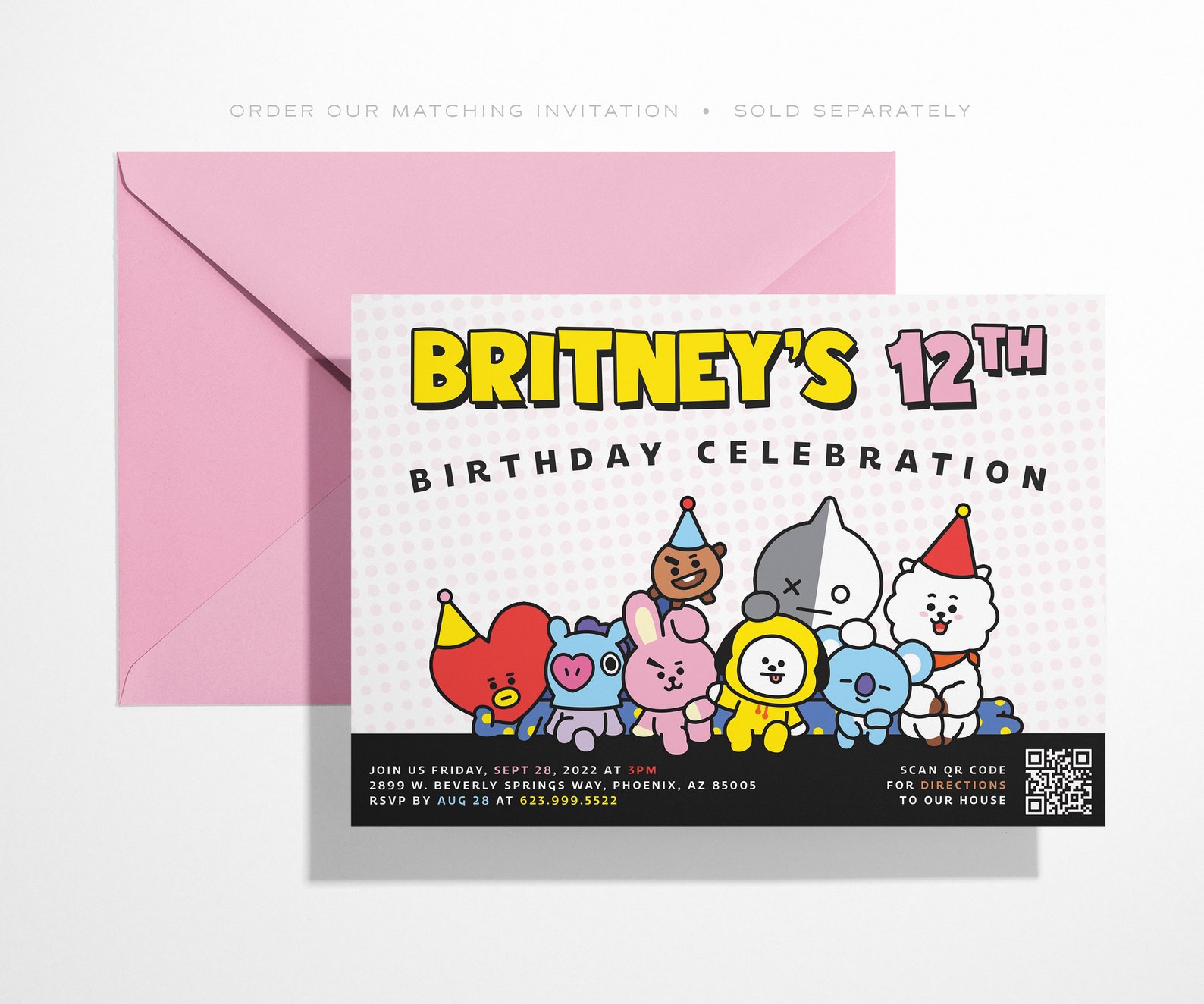 BTS Banner BT21 Banner BT21 Bday BT21 Party BT21 Printable Digital ...