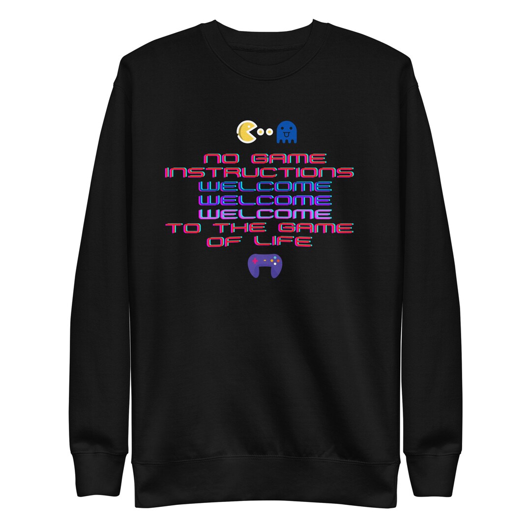 Pacman Ghost Sweater for Retro Arcade Video Game Lover Premium Cotton ...