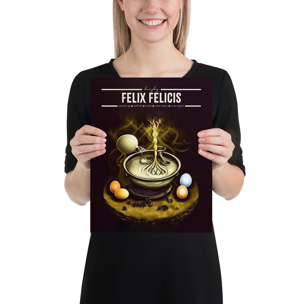 Felix Felicis Potion Poster Harry Potter Wall Art and Home Decor - Etsy