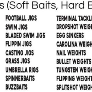 Fishing Tackle Box Labels - Tackle Decals / Stickers - Etsy