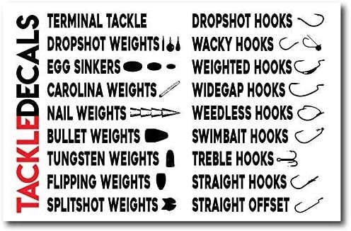 Fishing Tackle Box Labels - Tackle Decals / Stickers - Etsy