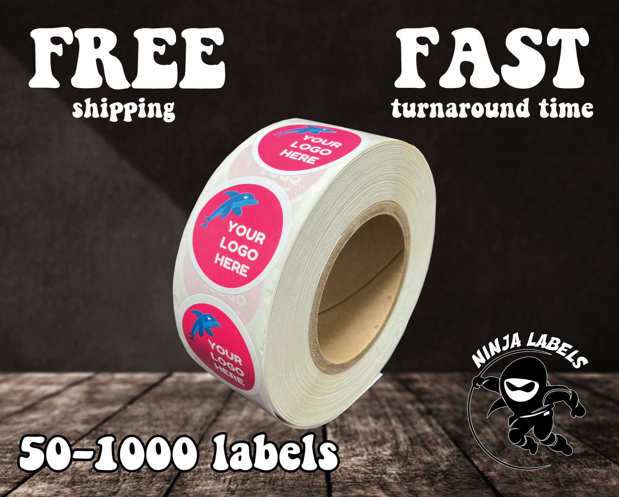 2" | 3" | 4" Premium Gloss Weatherproof Circle Labels - Upload Your ...