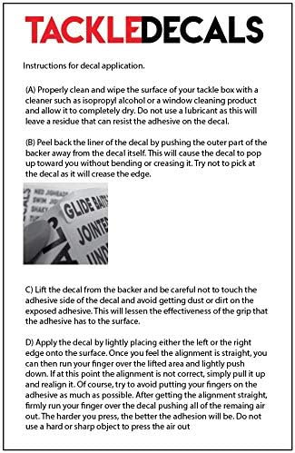 Fishing Tackle Box Labels - Tackle Decals / Stickers - Etsy