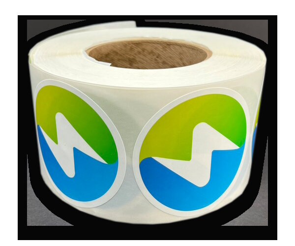 2" | 3" | 4" Premium Gloss Weatherproof Circle Labels - Upload Your ...