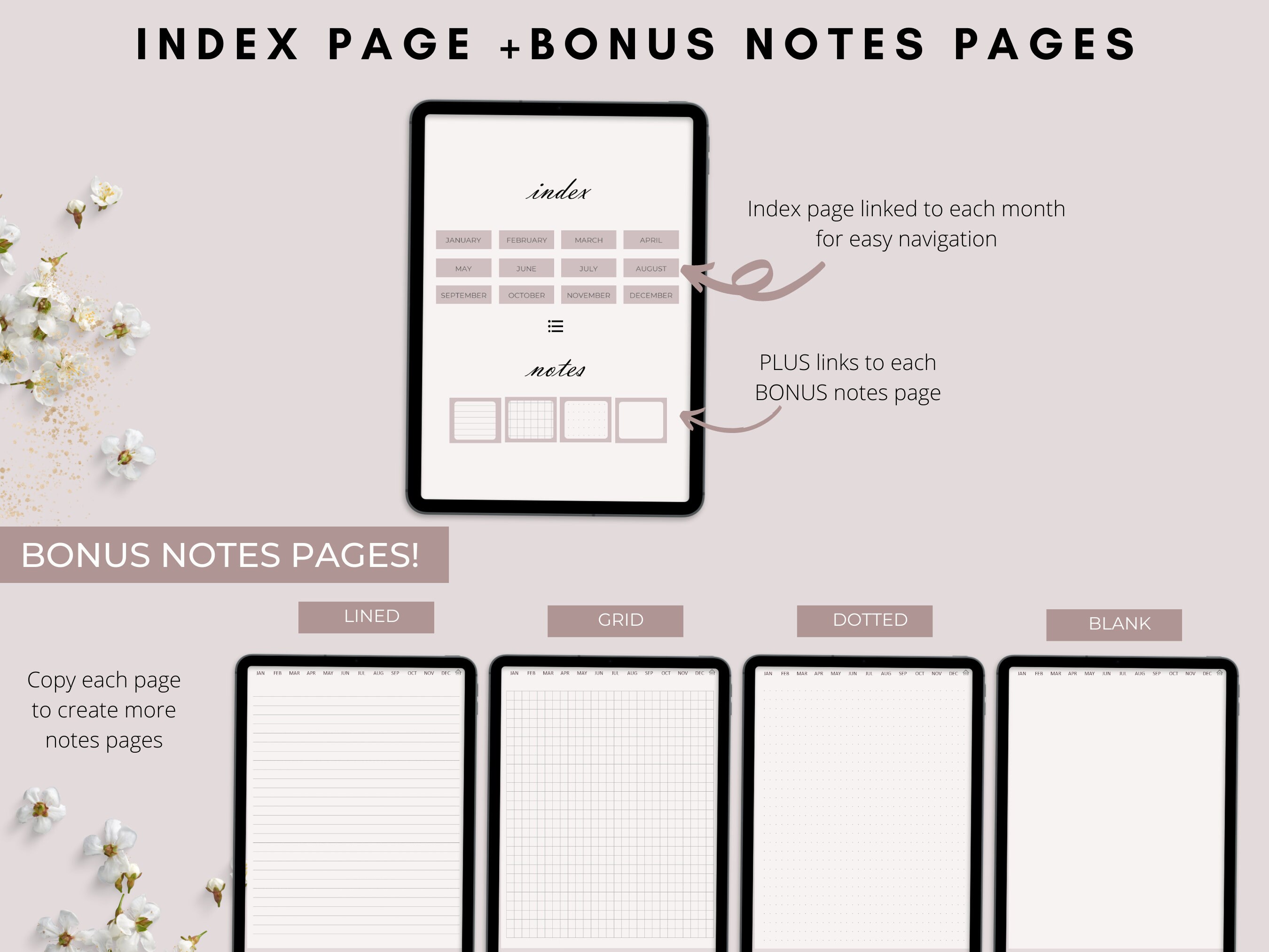 Daily Digital Journal for Goodnotes Notability Digital - Etsy