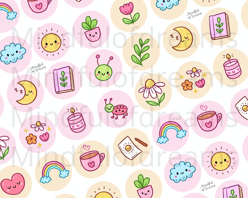 16 Cute Instagram Highlight Covers Doodle Story Icons for - Etsy