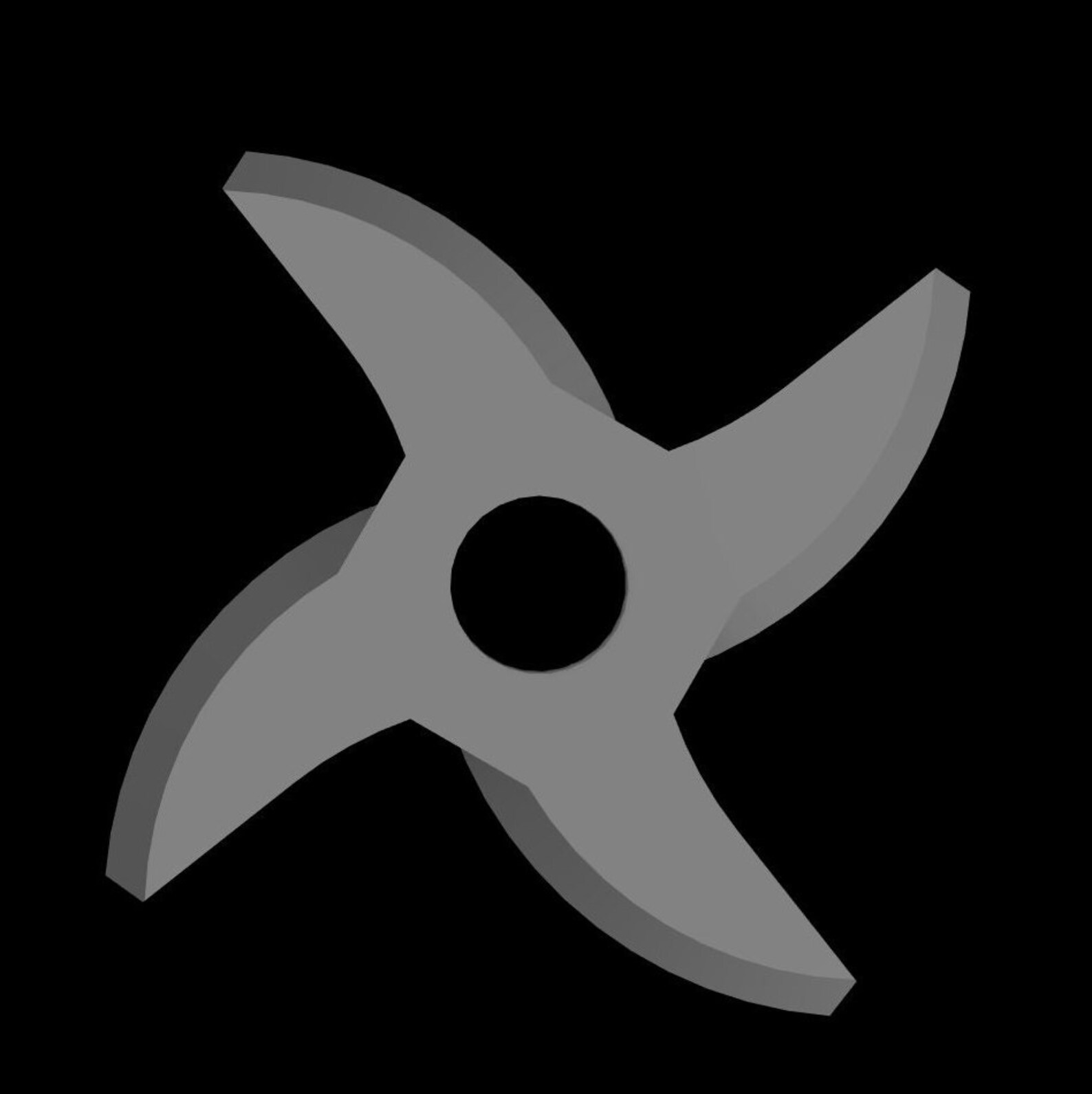 Throwing Star - Ninja Star 3D STL File for Printing - Etsy