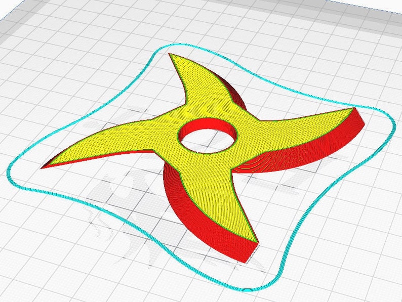 Throwing Star - Ninja Star 3D STL File for Printing - Etsy