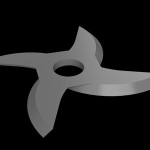 Throwing Star - Ninja Star 3D STL File for Printing - Etsy
