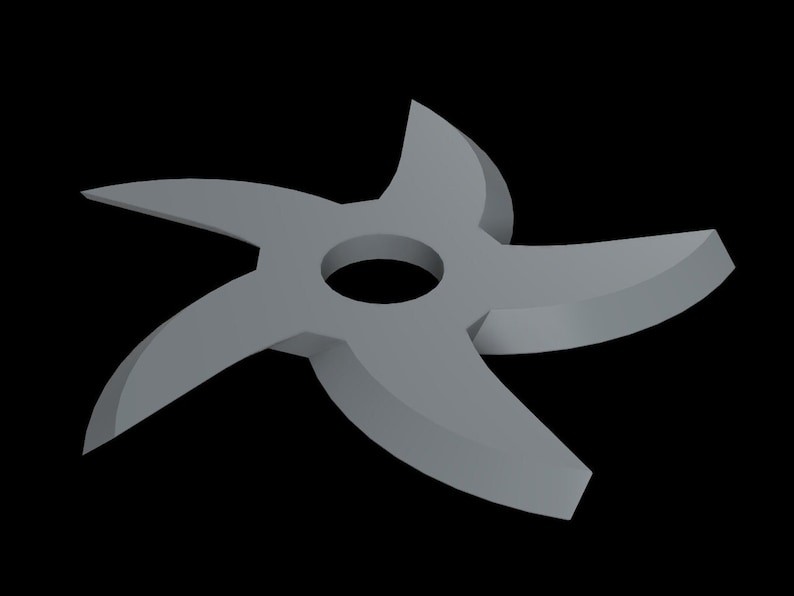 Throwing Star - Ninja Star 3D STL File for Printing - Etsy