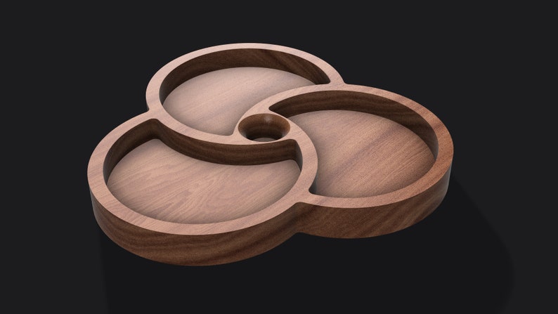 Circles Tray 01 - 3D STL and Other Editable Files - Etsy