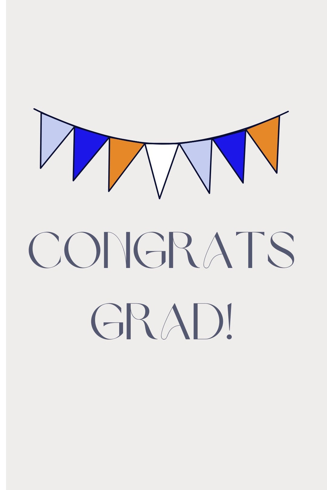Congrats Grad - Printable Graduation Card - Etsy