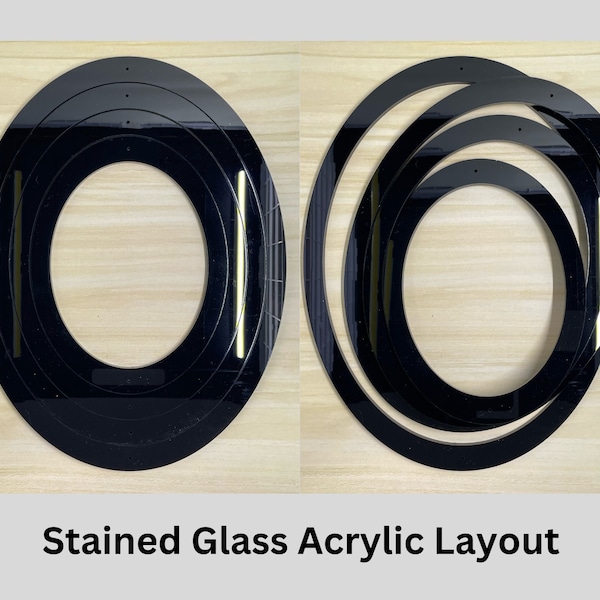 Stained Glass Layout Frame - Etsy