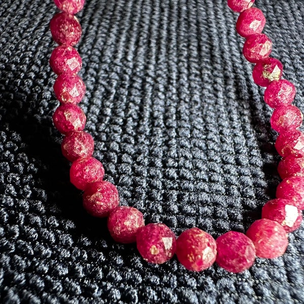 Ruby Bracelet - Etsy