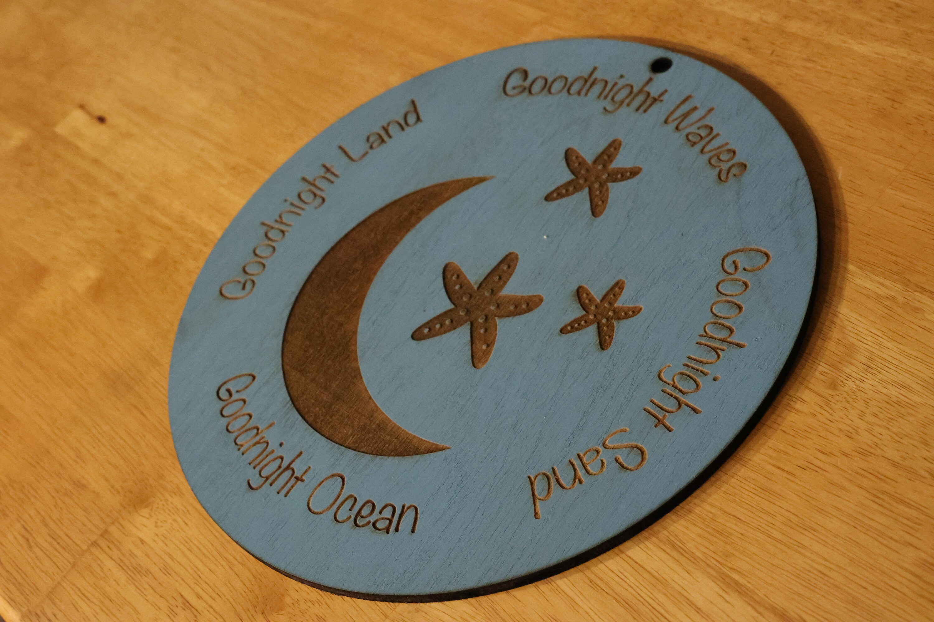 Goodnight Ocean Sign - Etsy