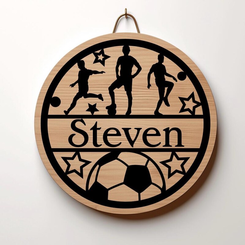 Soccer Wood Sign - Etsy