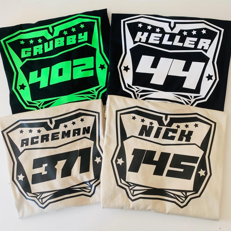 Custom Motocross Race Shirt Kid Dirt Bike Tshirt Logo Racing Shirt Boy ...