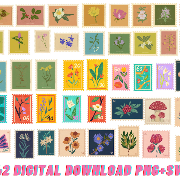 Plant Stamp - Etsy
