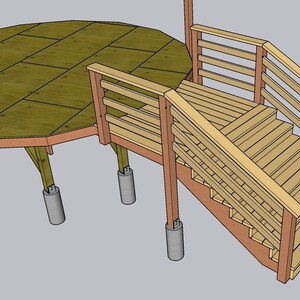 6M Geodesic Dome Deck DIY W Building Instructions, Materials and Cut ...