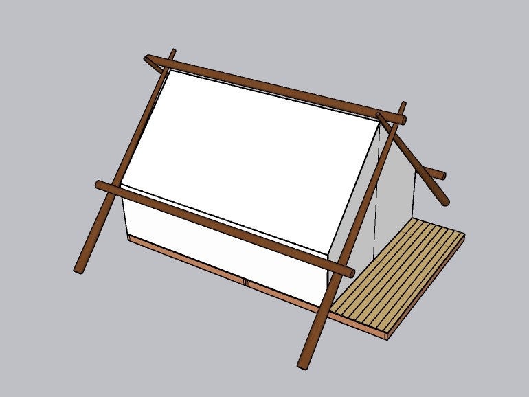 12x20 DIY Platform for Wall Tent Building Instructions - Etsy