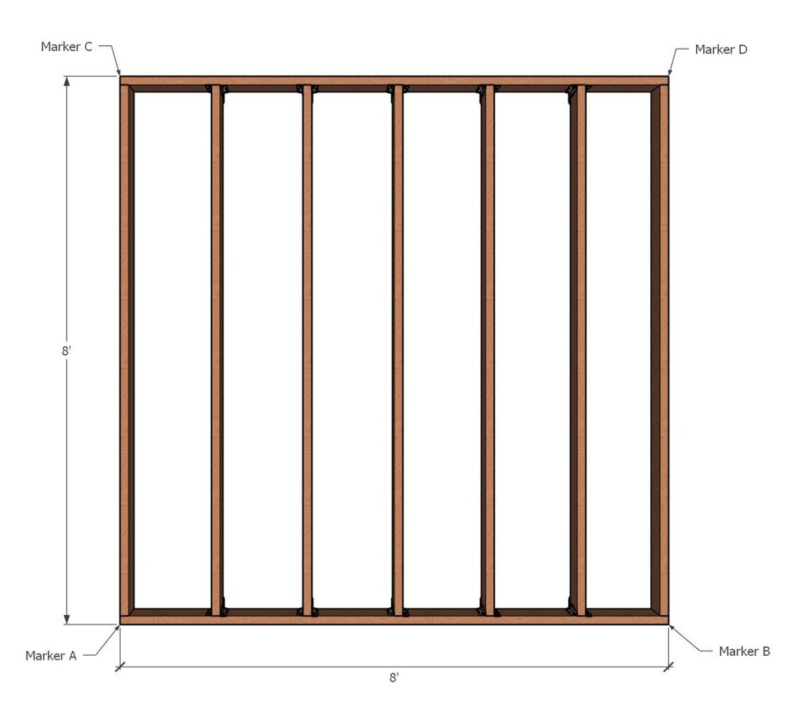 8x8 Yoga Platform DIY Building Instructions With Materials List - Etsy