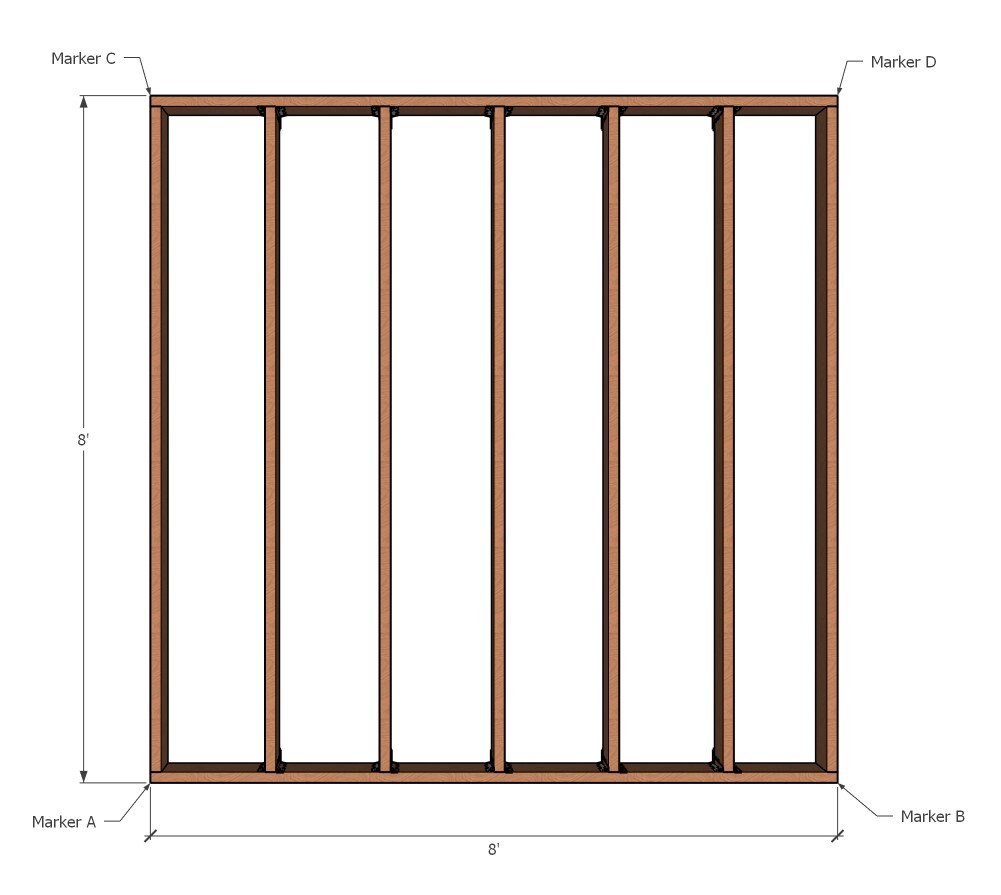 8x8 Yoga Platform DIY Building Instructions With Materials List - Etsy