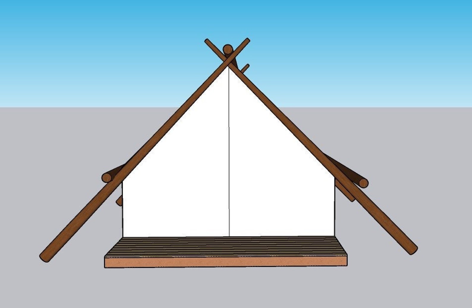 12x20 DIY Platform for Wall Tent Building Instructions - Etsy