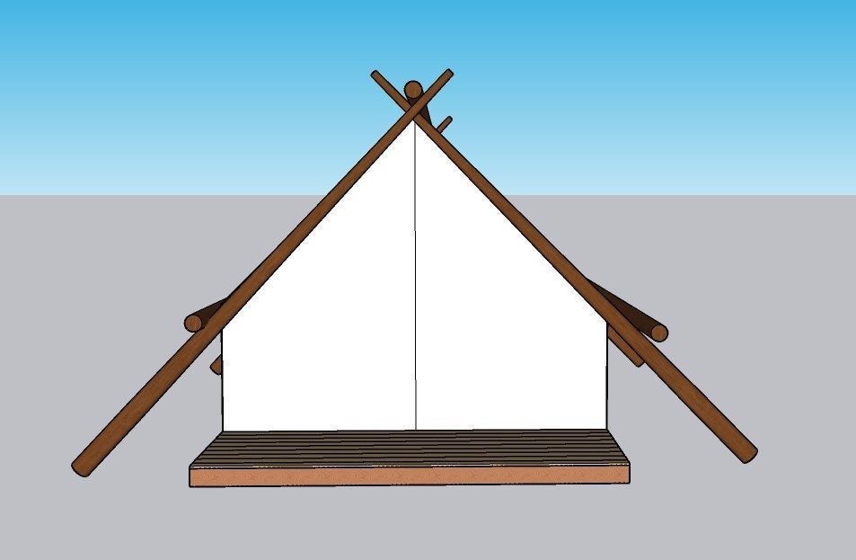 12x20 DIY Platform for Wall Tent Building Instructions - Etsy