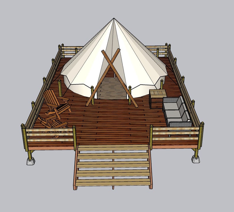20'x30' DIY Deck for 5M or 4M Bell Tent - Etsy