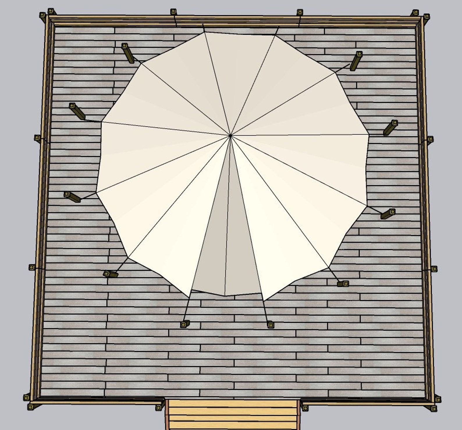 24x24 DIY Deck for 6M, 5M, 4M Bell Tent - Etsy