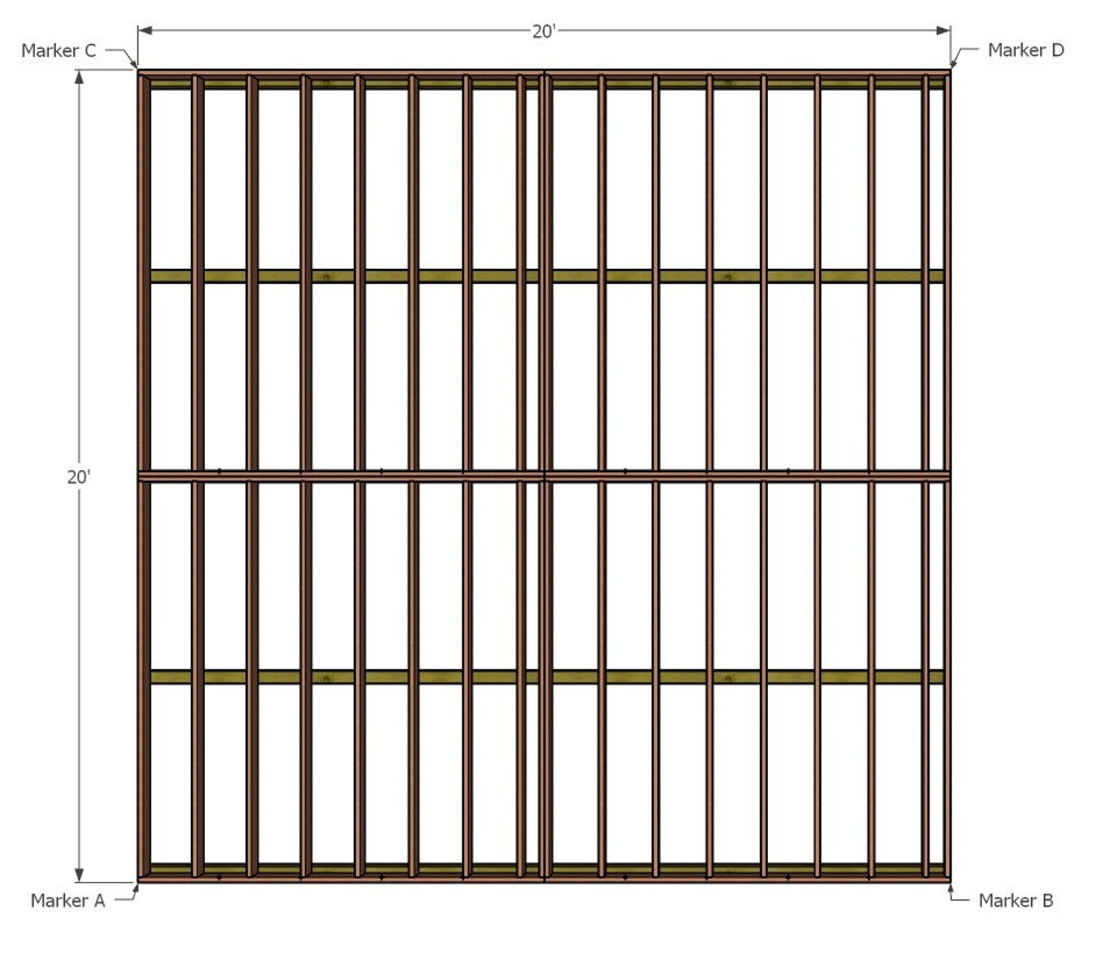 20x20 Cozy Corner DIY Raised Platform - Etsy
