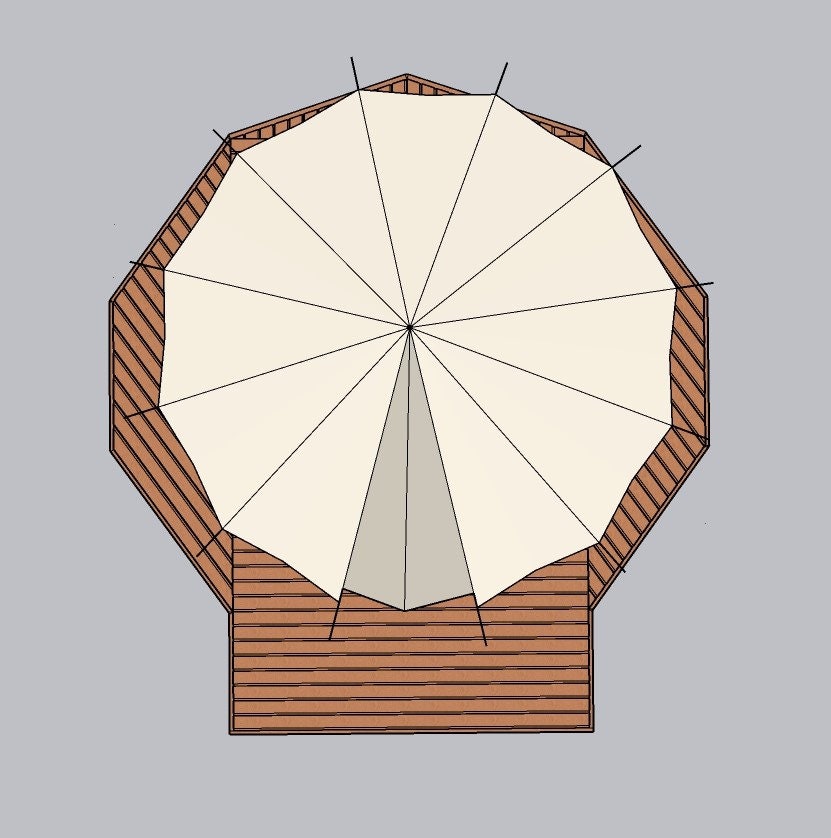 5m Bell Tent Platform With Materials List And Building Instructions Etsy